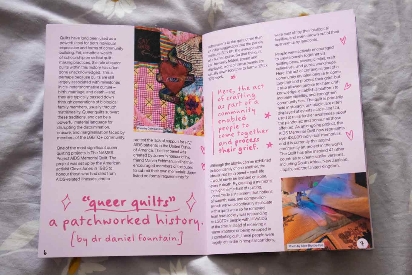 How Trans Fiber Artists Are Using Quilts To Tell Their Stories