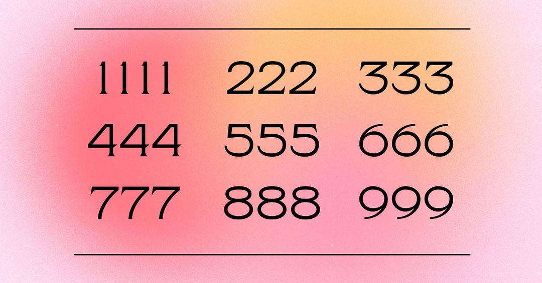 Your Guide To Angel Numbers & Their Meanings