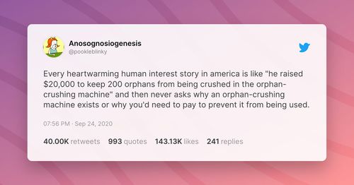 How Good News Gets Lost To the 'Orphan-Crushing Machine'