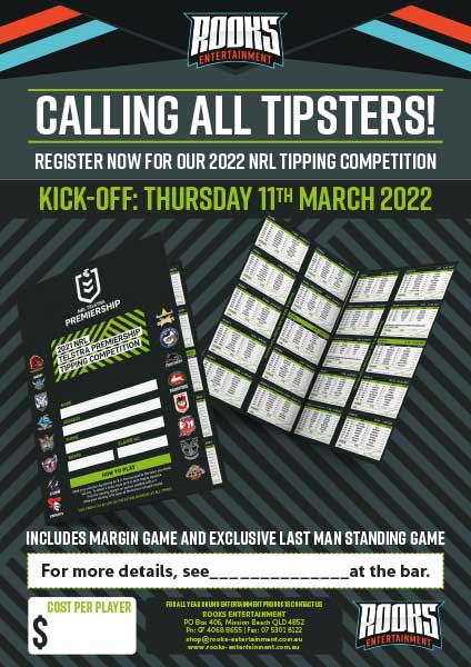 2022 NRL Footy Tipping & Sweeps