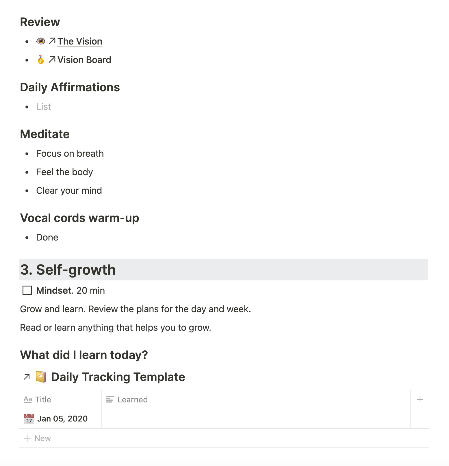 How to Build Productive Morning Routine with Notion