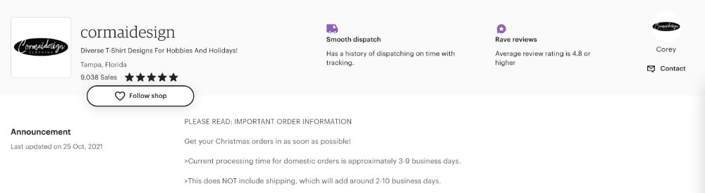 Etsy Shop Announcement - 7 Ideas To Include + Best Examples