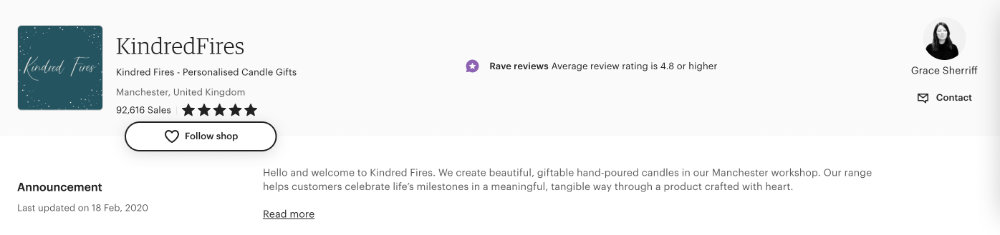 Etsy Shop Announcement - 7 Ideas To Include + Best Examples