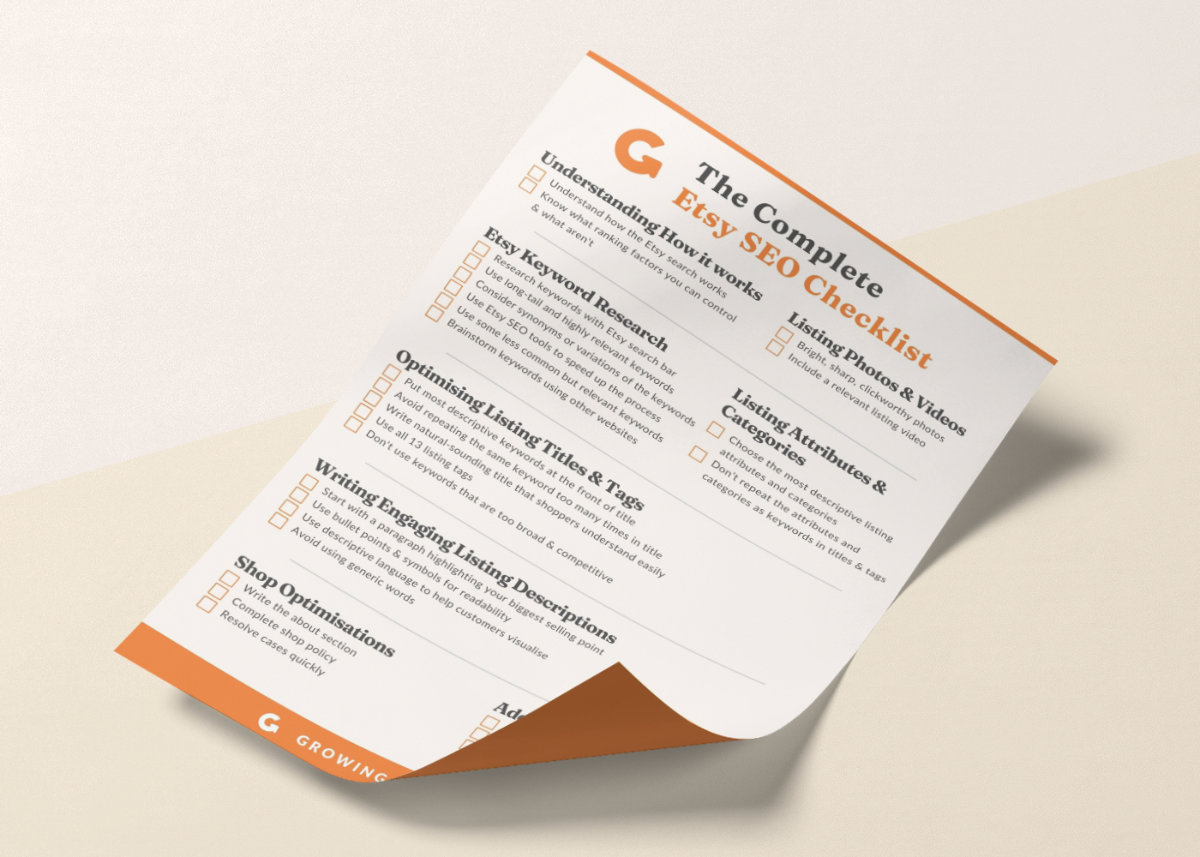 The Complete Etsy SEO Checklist To Boost Your Ranking In Etsy Search The Complete Etsy SEO Checklist To Boost Your Ranking In Etsy Search