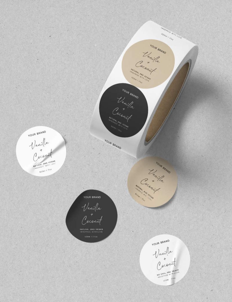 Round Labels Template | Round Labels Design & Inspirations