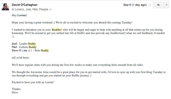 How to Write a Great Welcome Email to The Team - Archbee