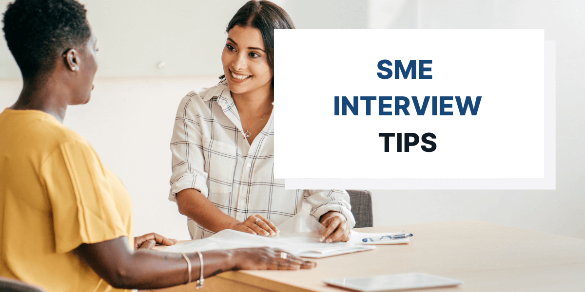 SME Interview Tips for Tech Writers: Expert Advice