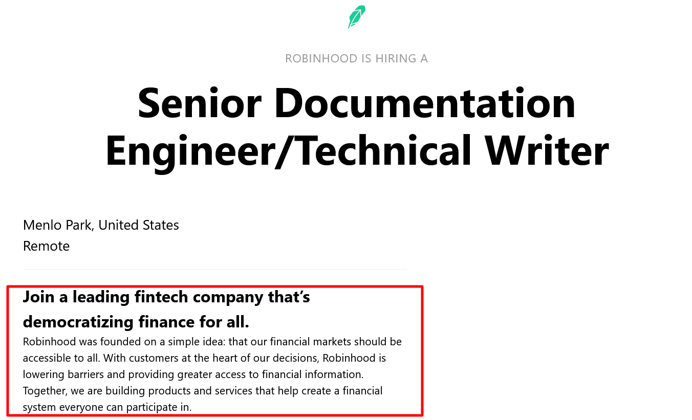 Effective Technical Writer Job Description with Examples