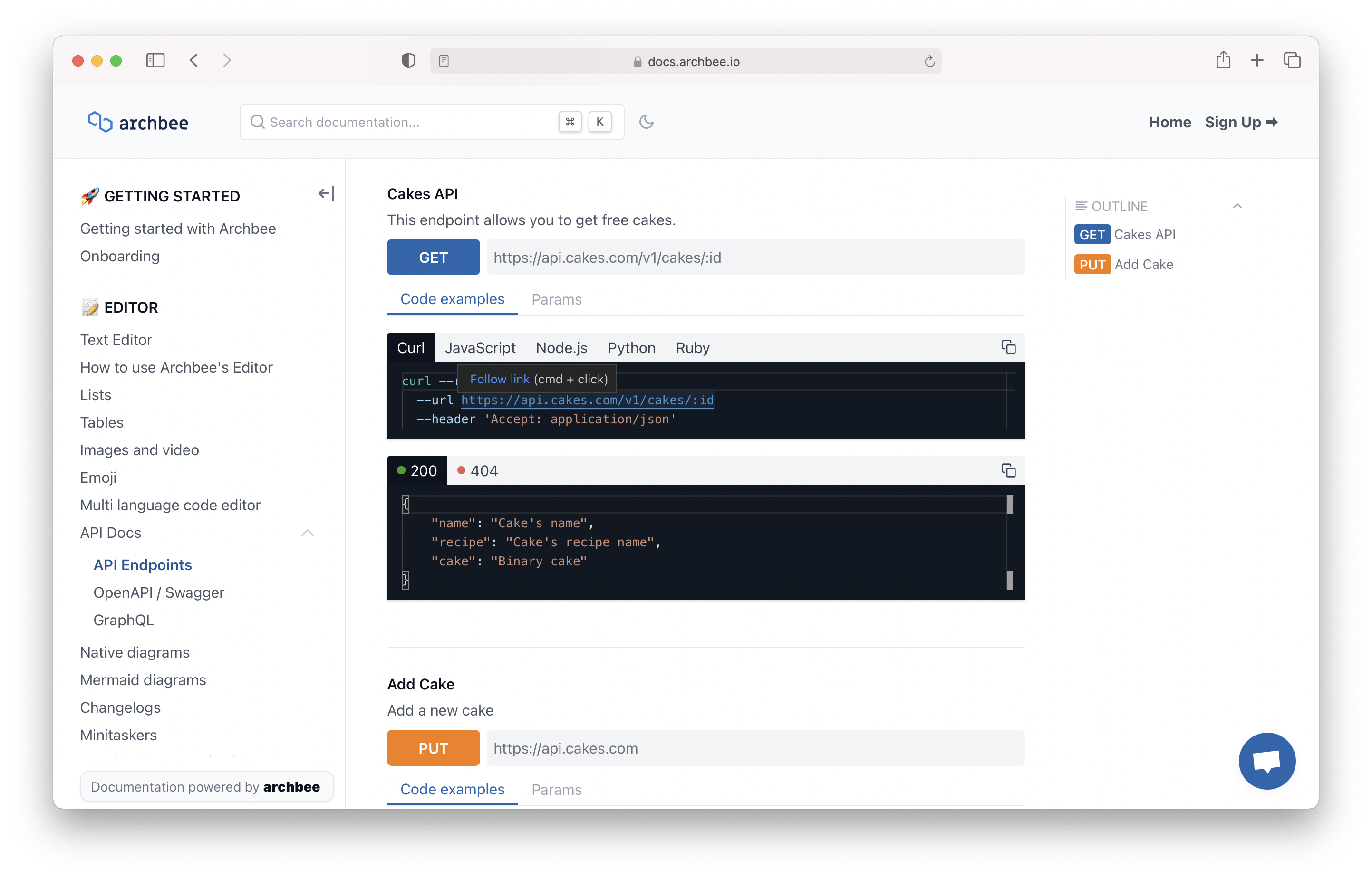 Product Docs Site Templates, Stripey Template Beta