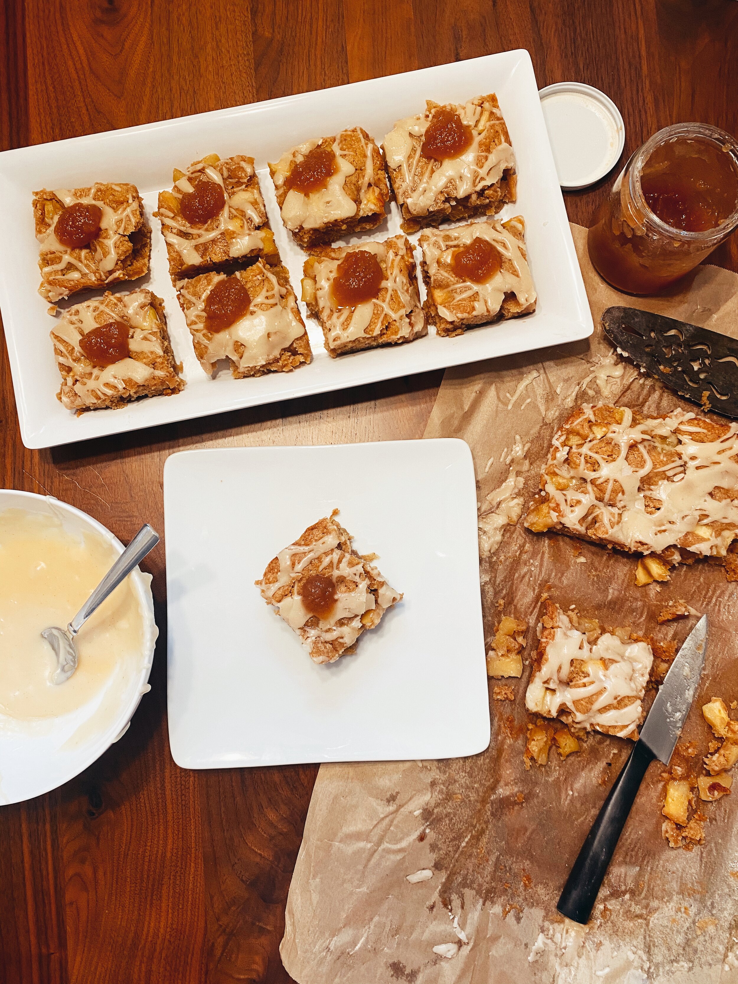 Apple Jam Bars [with brown butter] | Austin Jam Company Recipes
