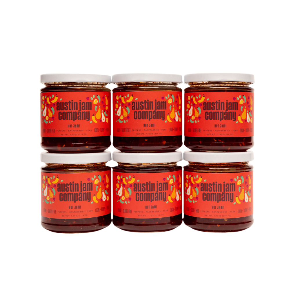 Hot Jam 6 Pack Jam from Austin Jam Company