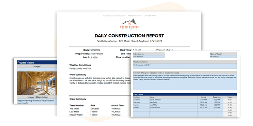 Construction Daily Report Template | BuildBook