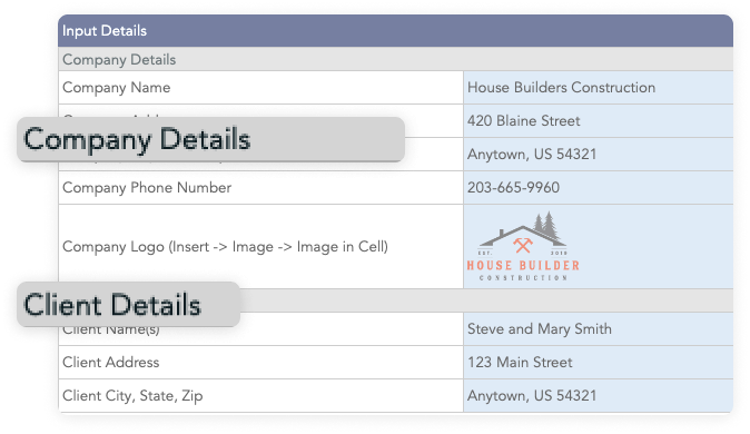 Construction Invoice Template | BuildBook