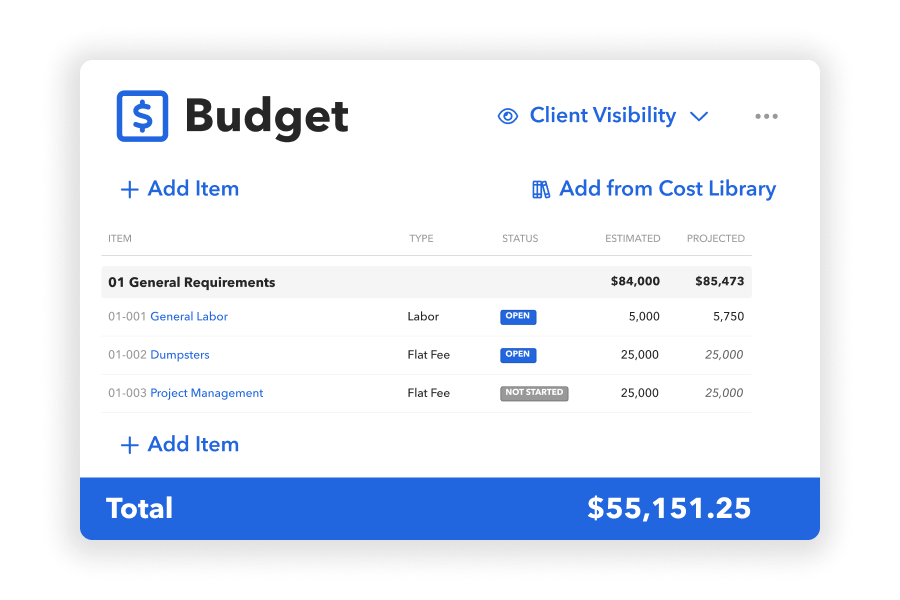 Construction Client Management Software
