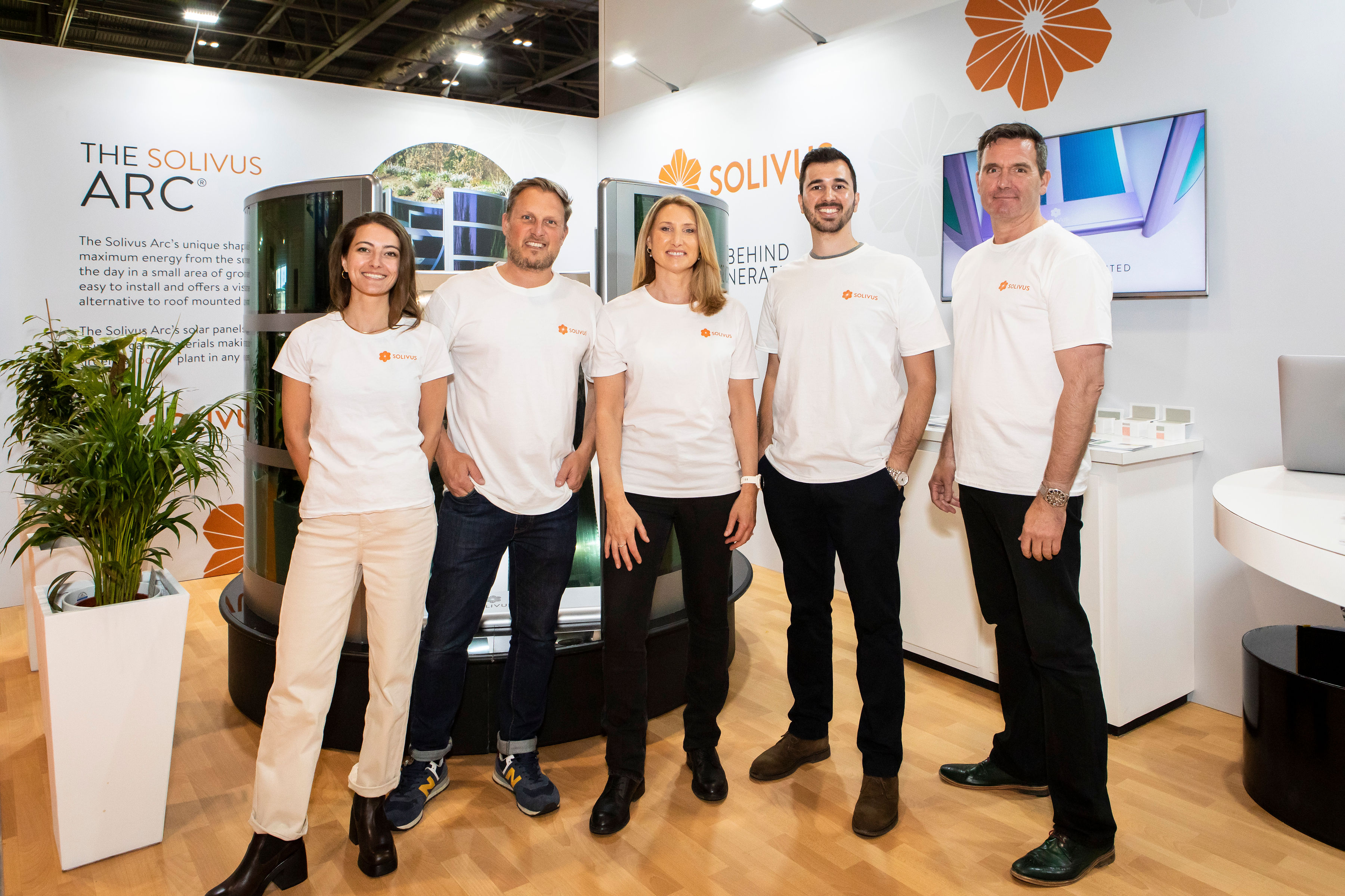 Solar Energy Startup at UK Construction Week with Solivus Arc