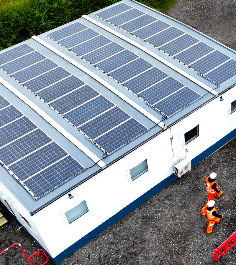 modular building solar system