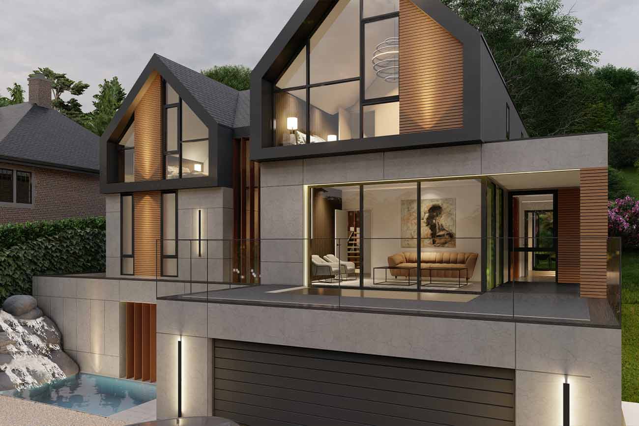 Bespoke Modern Hillside Superhomes | Zub Architecture