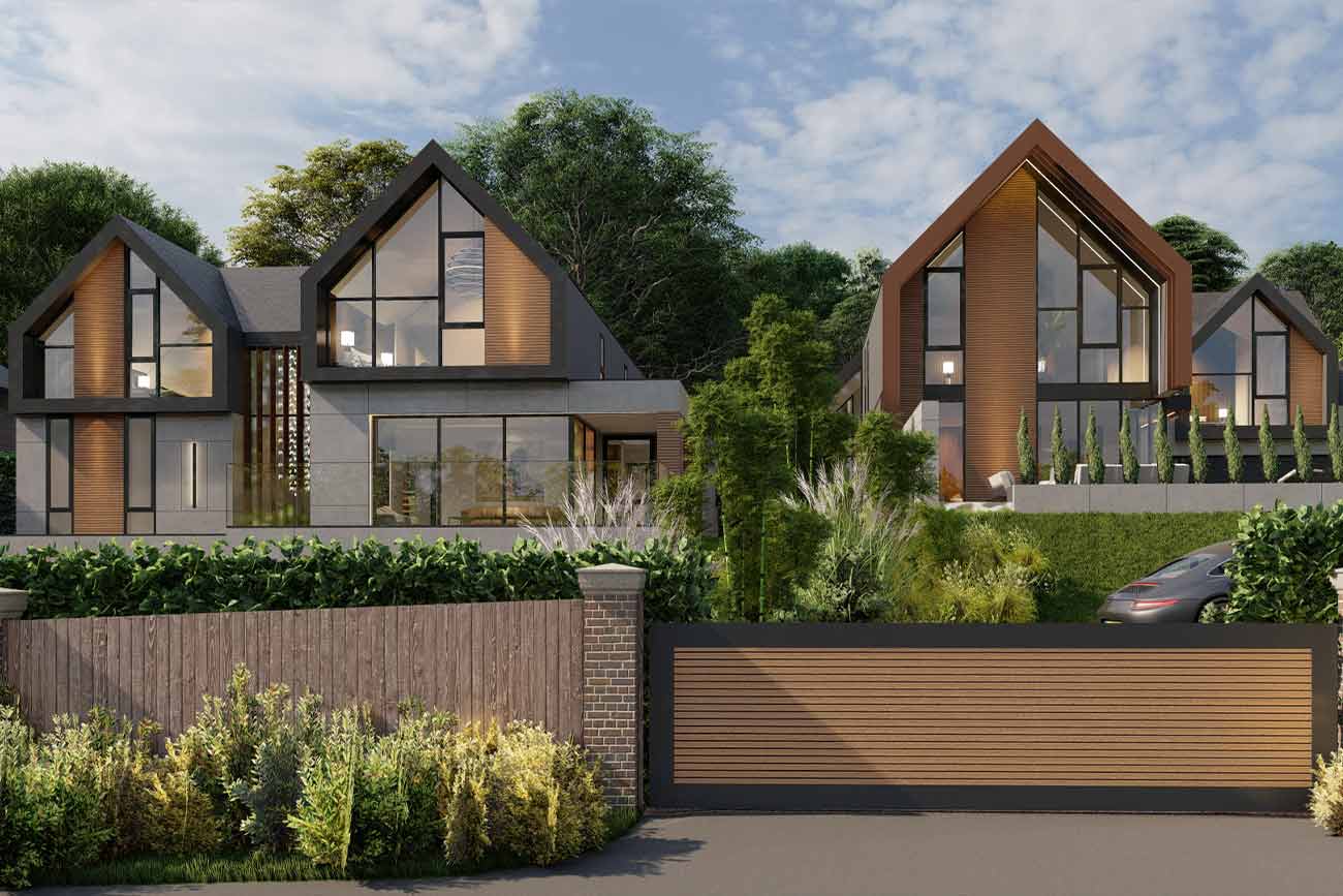 Bespoke Modern Hillside Superhomes | Zub Architecture