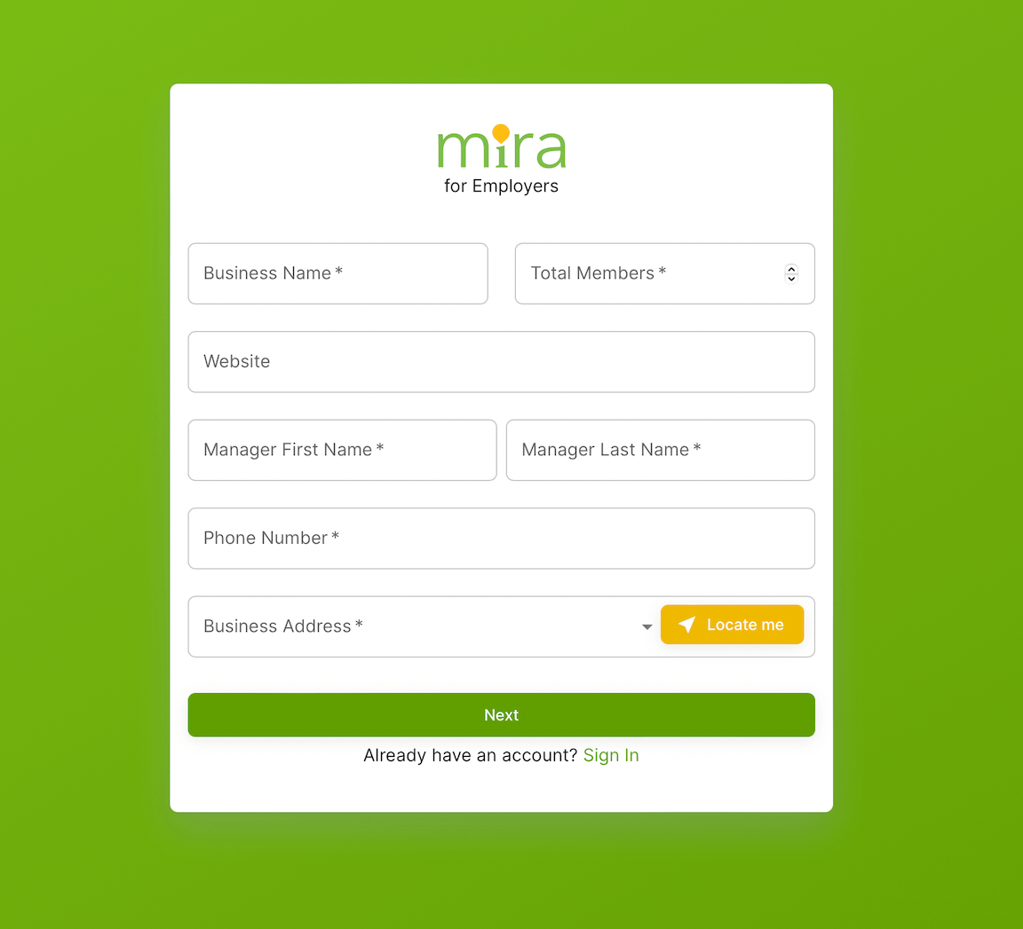 Mira - Affordable Health Benefits for Small Businesses