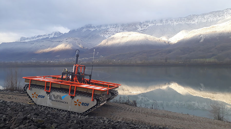 A giant robotic pool cleaner for hydropower reservoirs
