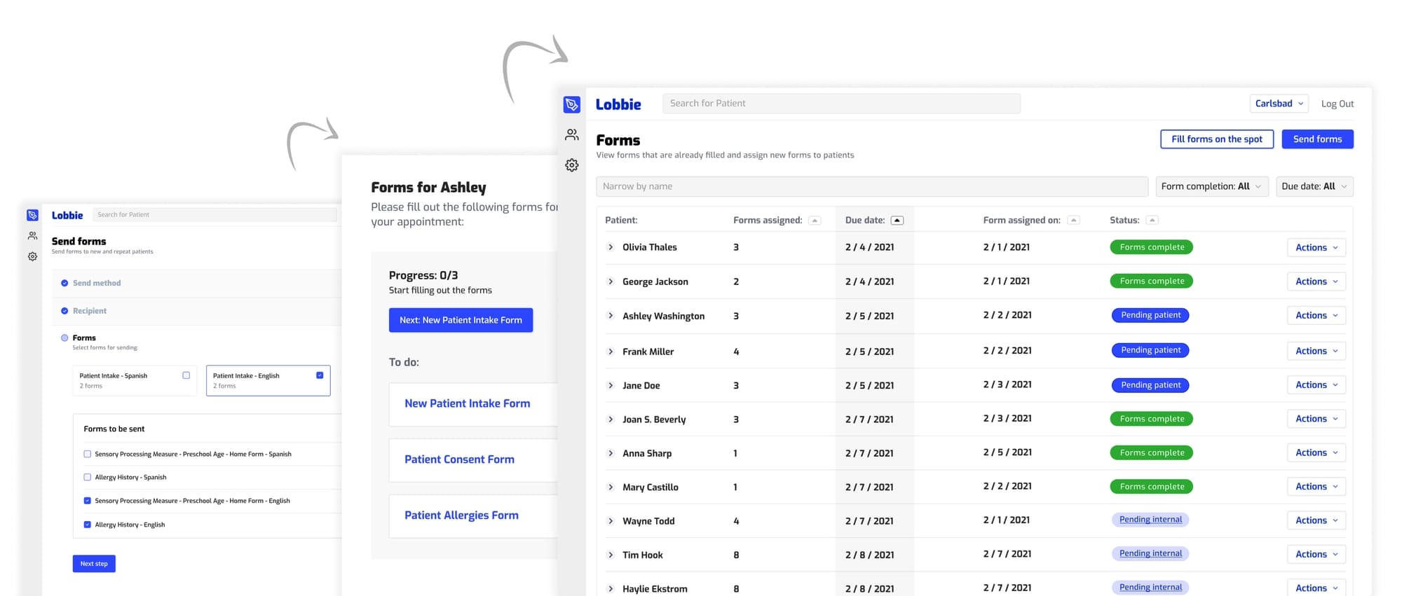 Multi-Provider Patient Intake | Lobbie