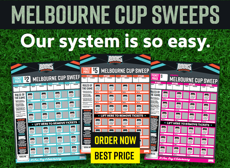 Melbourne Cup Sweeps Pack - 60 Pack | Rooks Entertainment