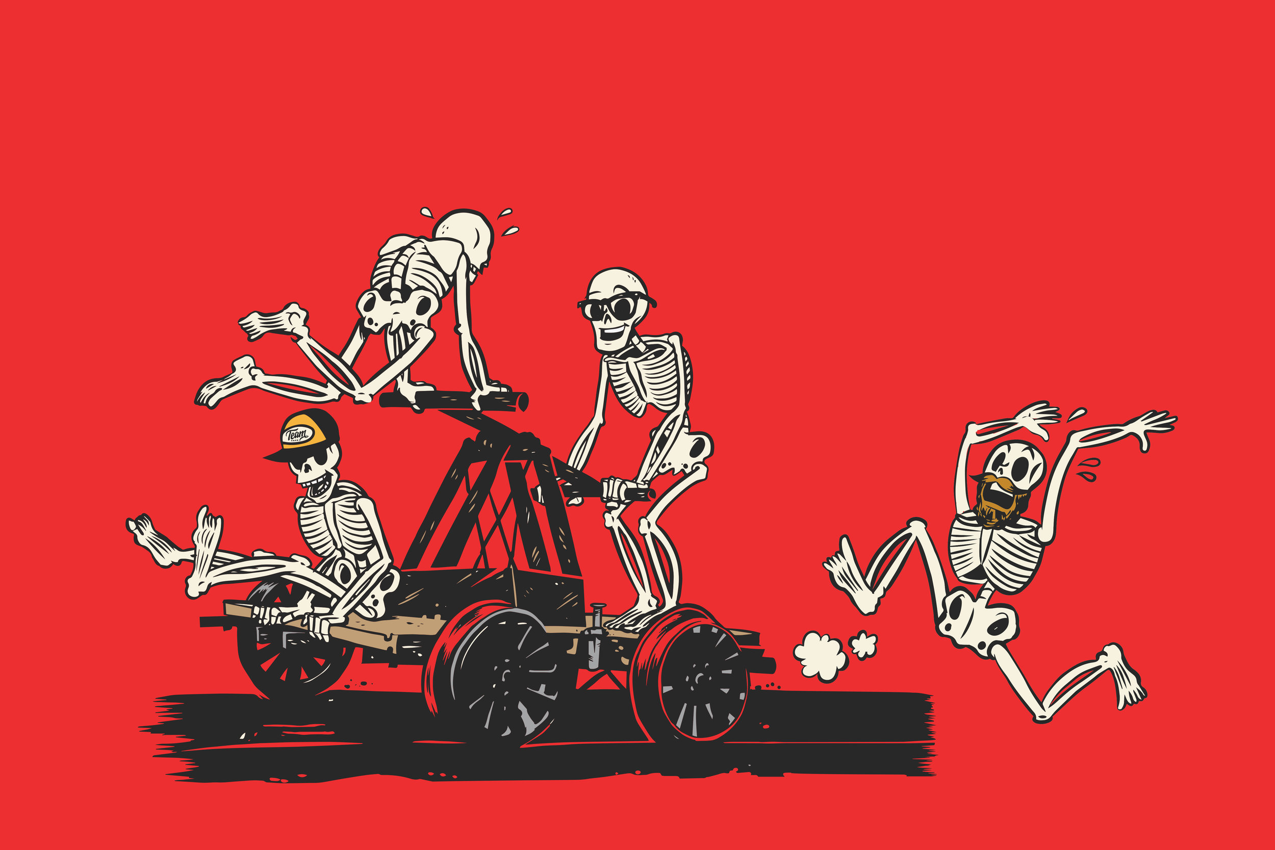 Team Taco Restaurant Branding | Fried Design Company