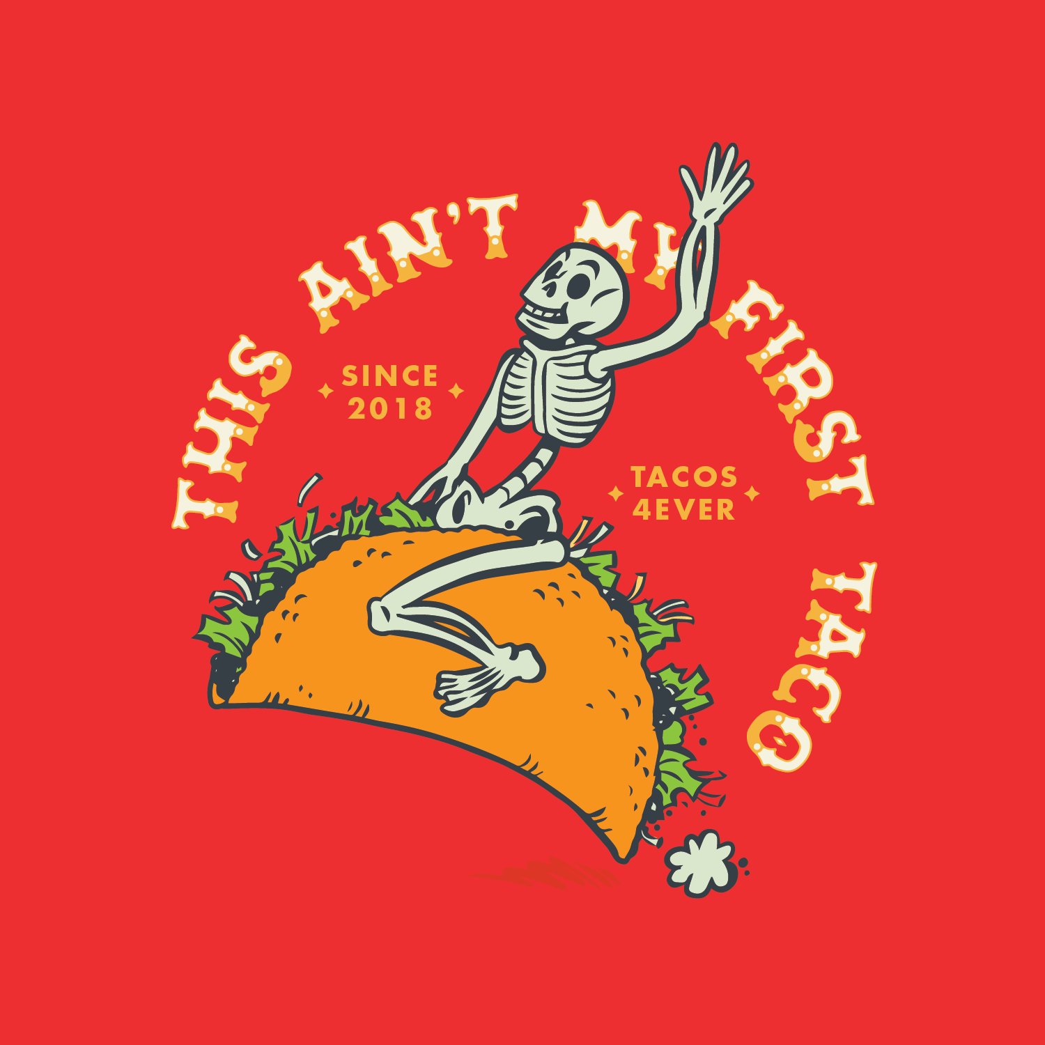 Team Taco Restaurant Branding | Fried Design Company