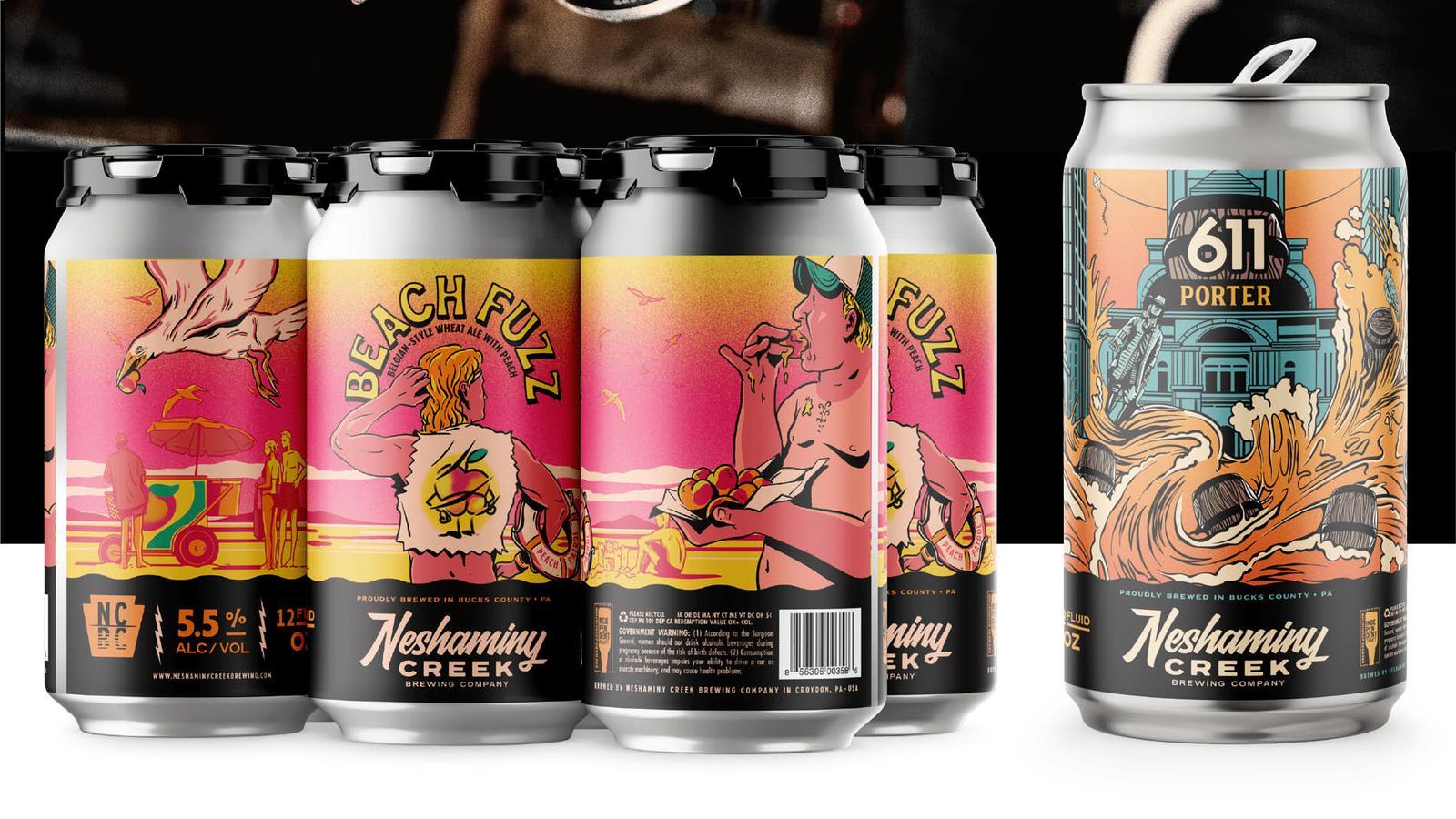 Craft Brewery Rebrand - Neshaminy Creek Brewing Company
