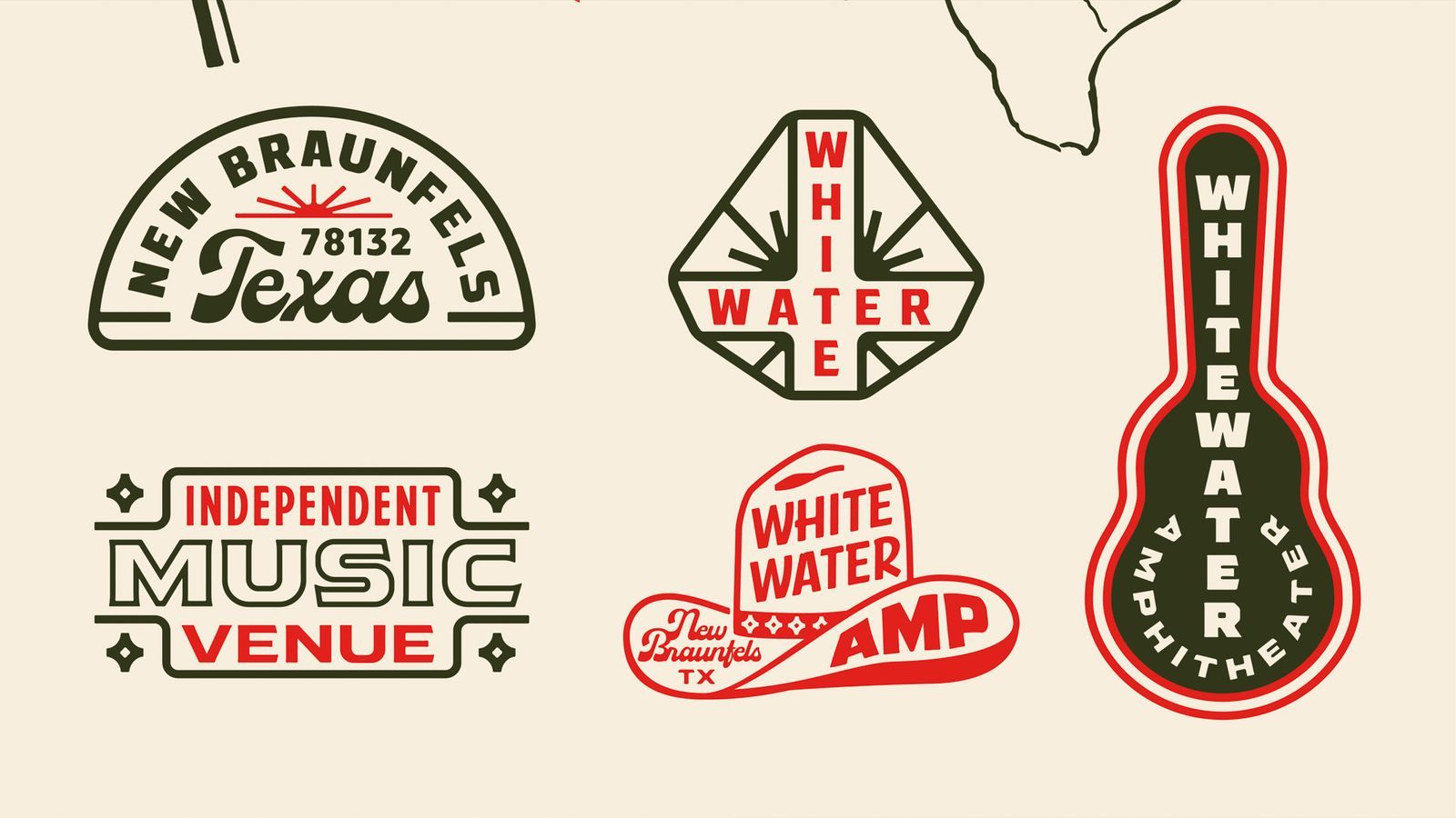 Rebrand, Logo & Graphic Design Kit - Whitewater Amphitheater