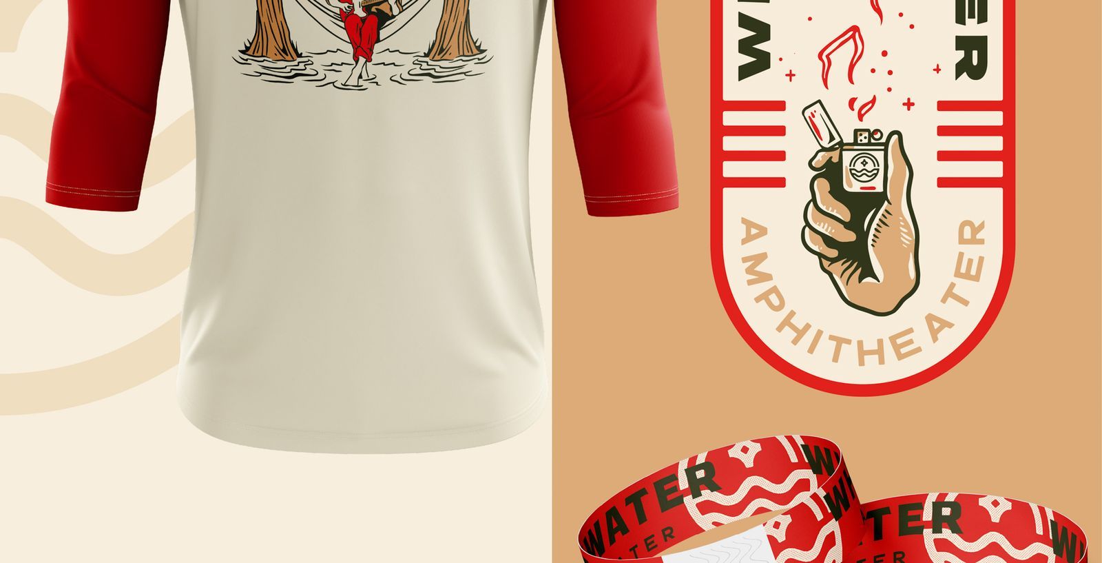 Rebrand, Logo & Graphic Design Kit - Whitewater Amphitheater