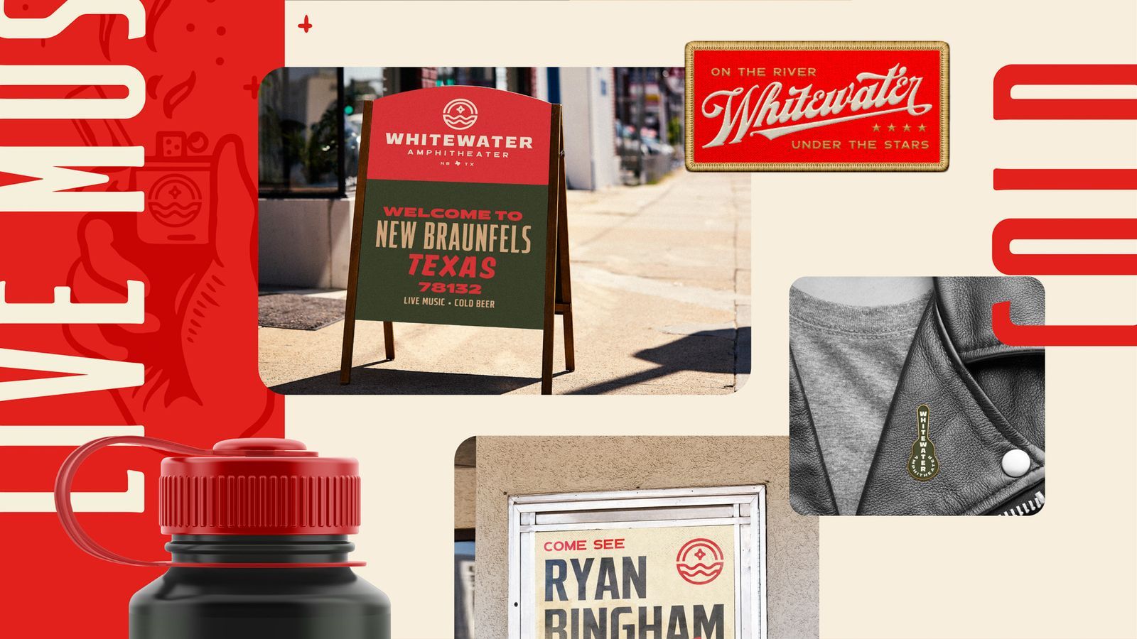 Rebrand, Logo & Graphic Design Kit - Whitewater Amphitheater