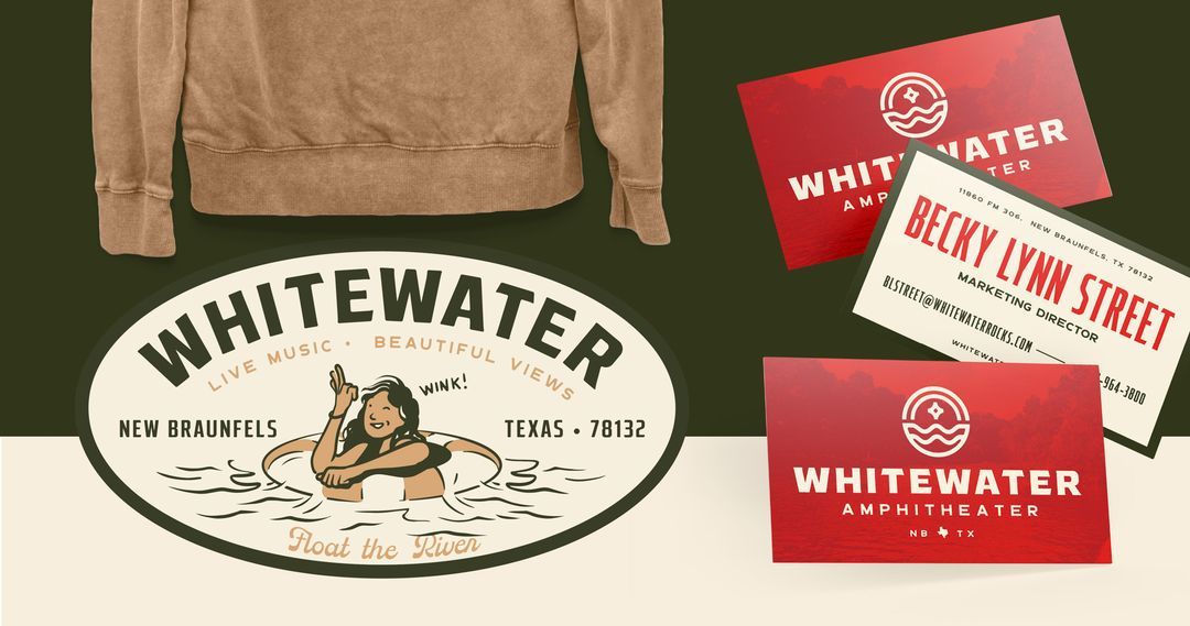 Rebrand, Logo & Graphic Design Kit - Whitewater Amphitheater