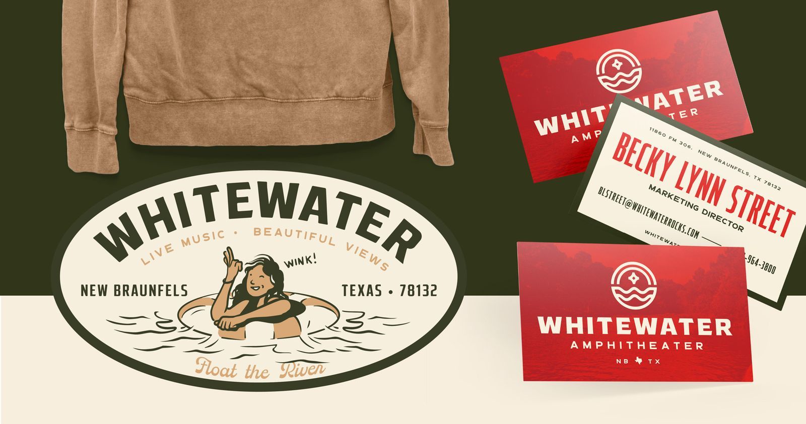 Rebrand, Logo & Graphic Design Kit - Whitewater Amphitheater
