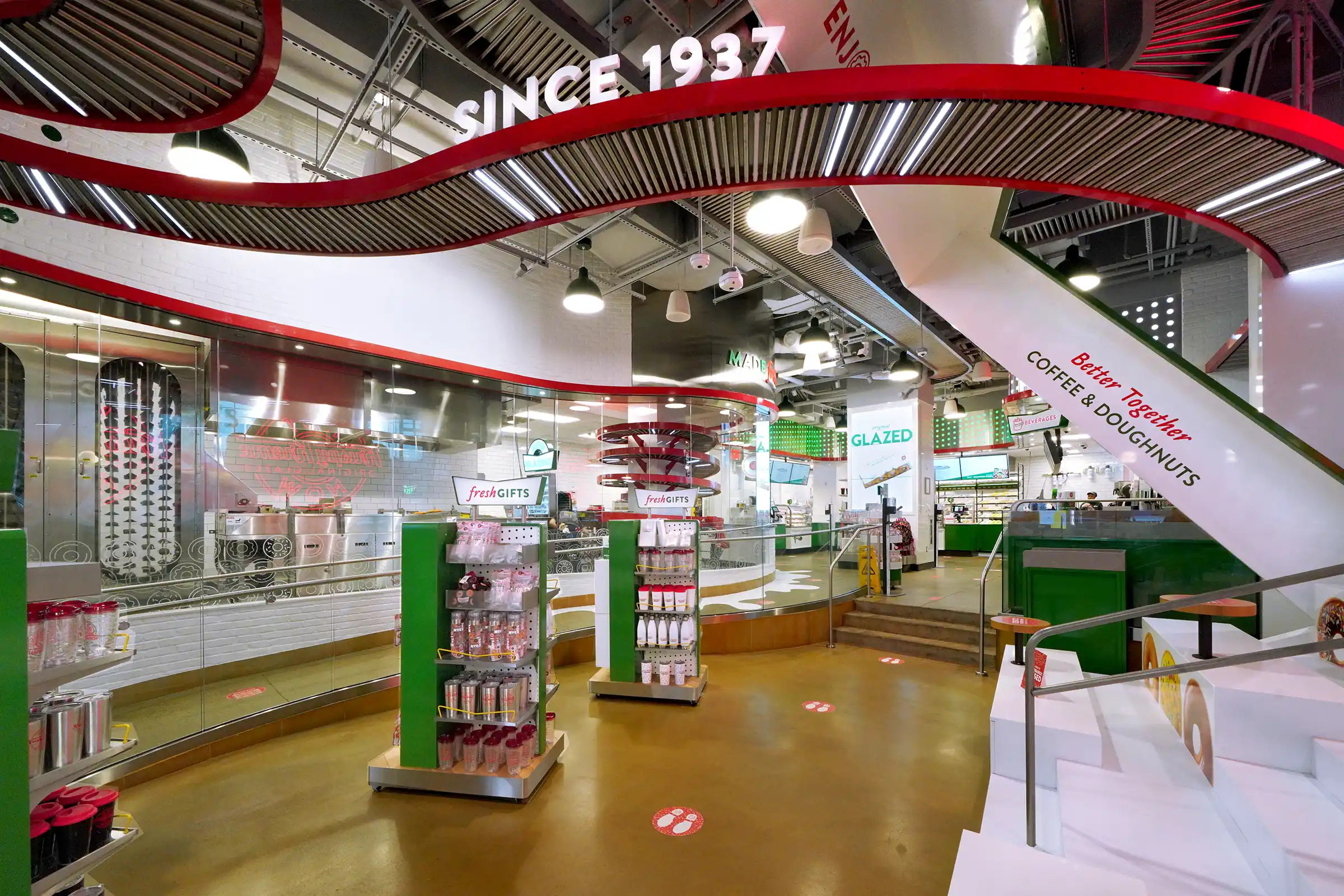 Krispy Kreme – Times Square Flagship Shop | Project | Gruskin Group
