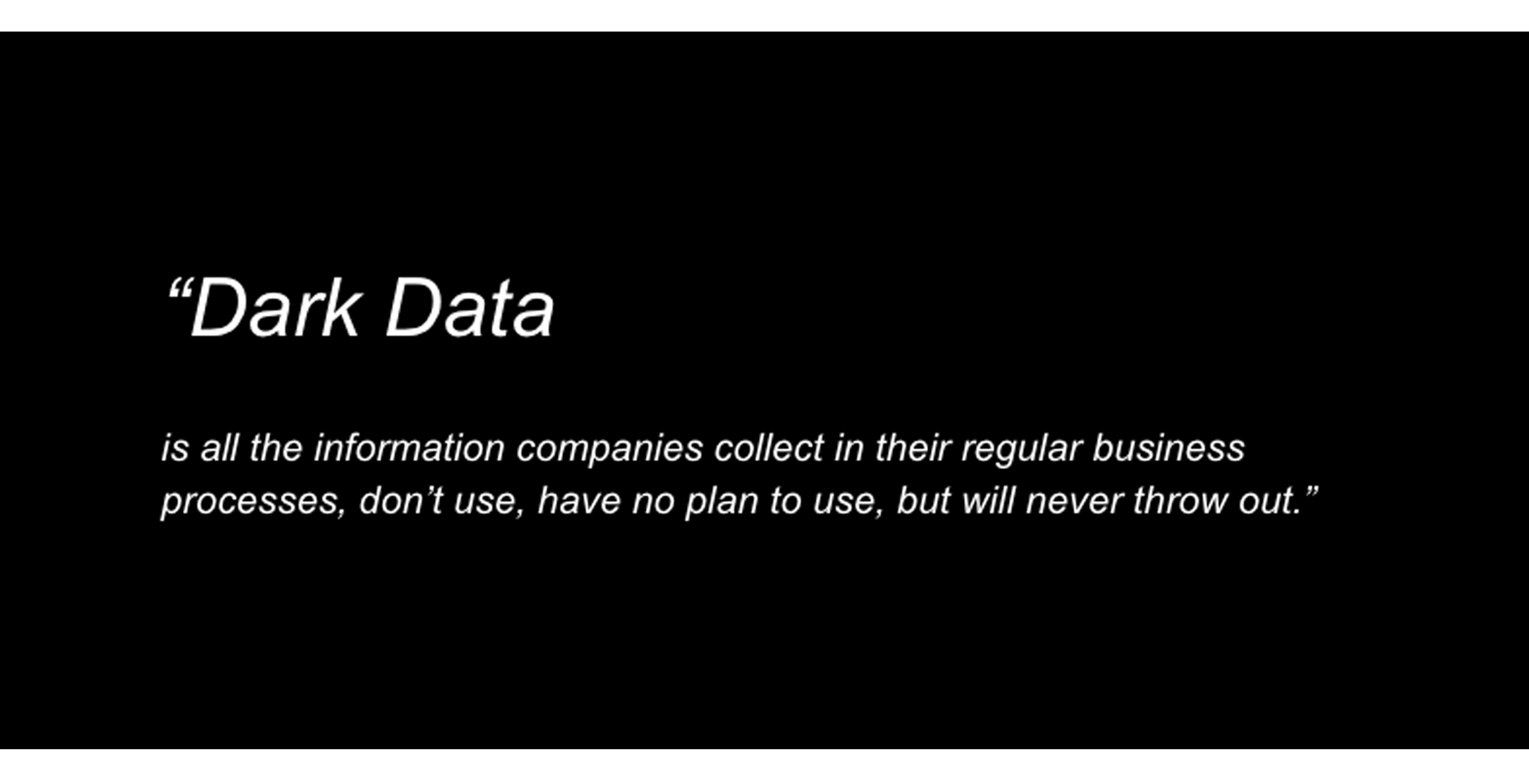 How to navigate through the ocean of dark data | Kaiko Systems