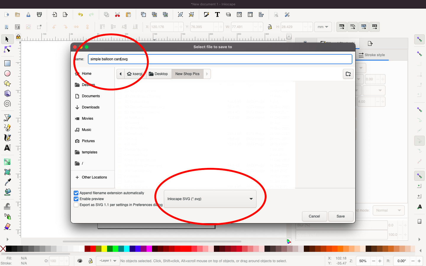 Back to Basics - Making Shapes in Inkscape