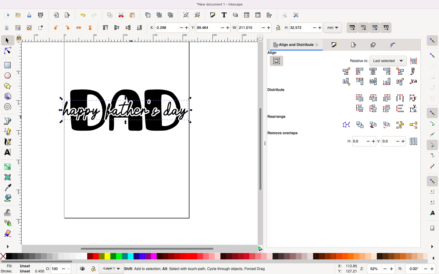 How to Create Knock Out Text - Inkscape & Cricut Design Space
