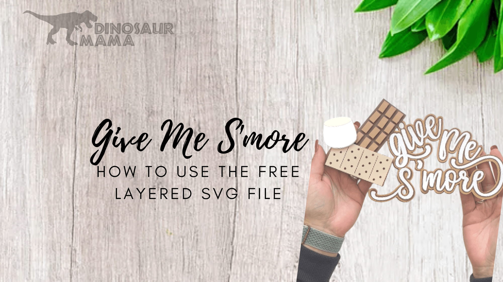 Give Me S'more Free SVG File for Cricut & Silhouette Projects