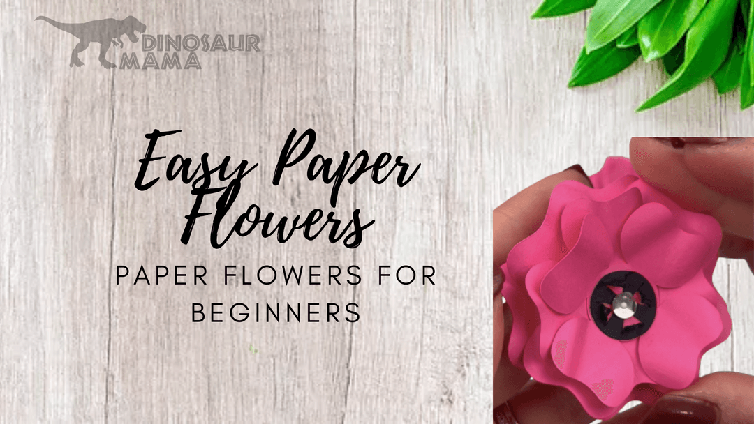 Easy Paper Flowers | Beginners Start with this FREE Template