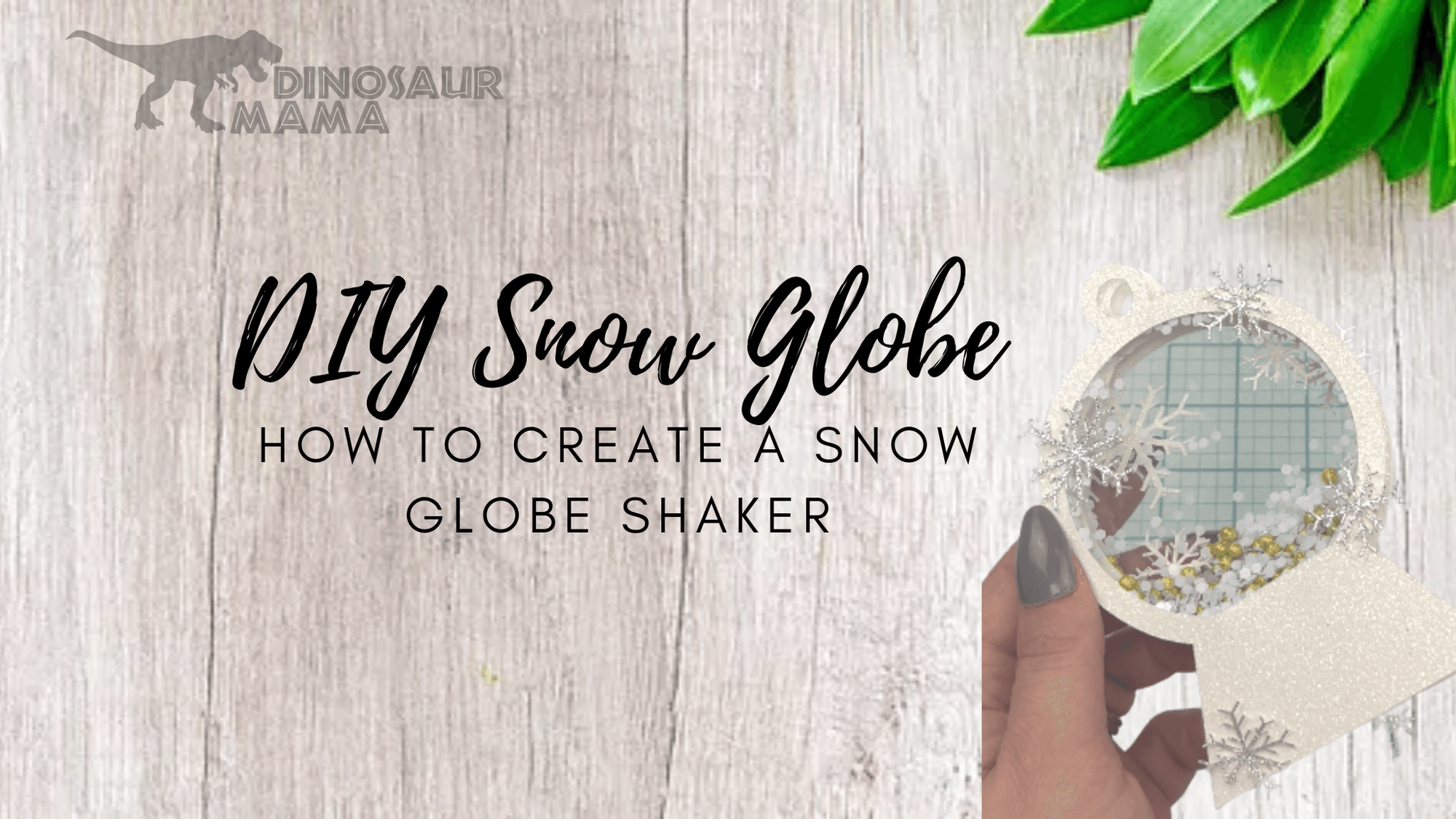 Free Snow Globe SVG for DIY Ornaments