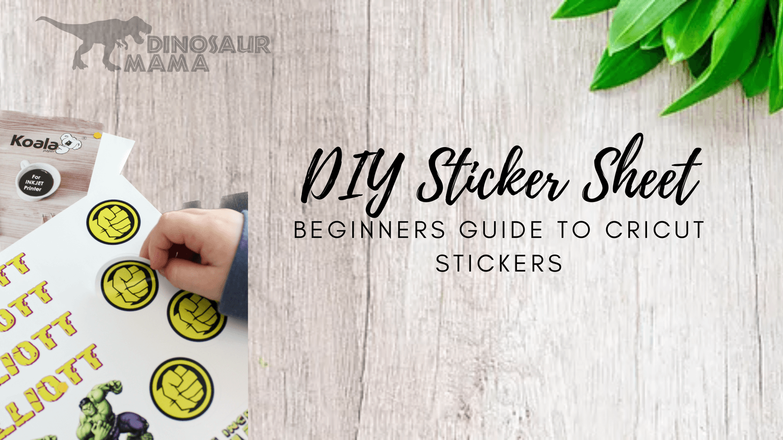 How to Make Cricut Print then Cut Stickers - Beginners Guide