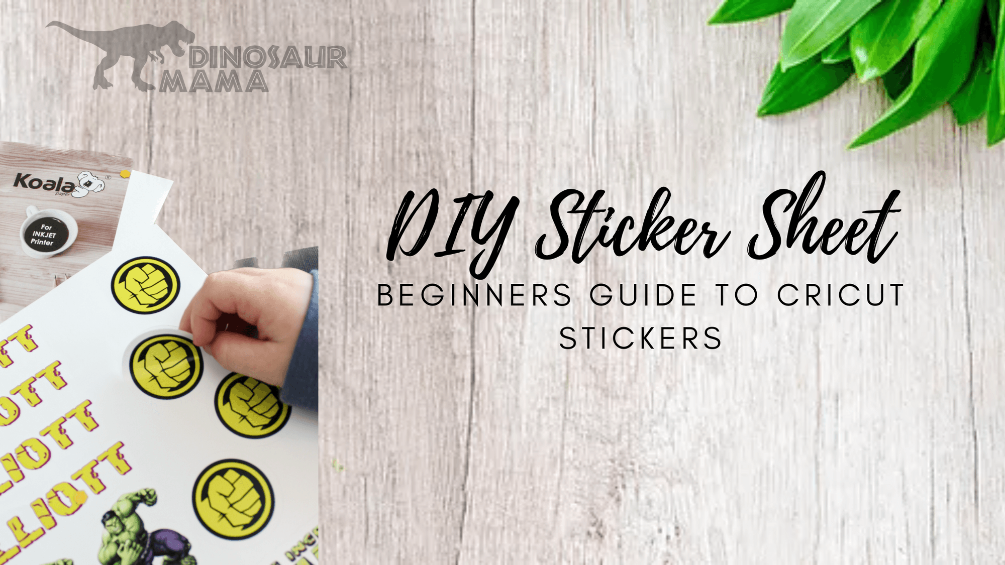 How to Make Cricut Print then Cut Stickers - Beginners Guide