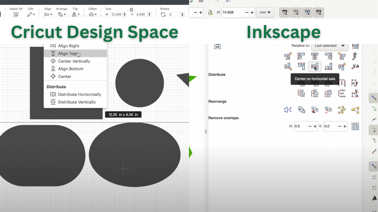 Cricut Design Space vs. Inkscape: Program Similarities