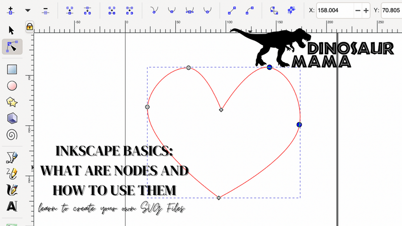 Inkscape Nodes - A Beginners Guide for Cricut Users