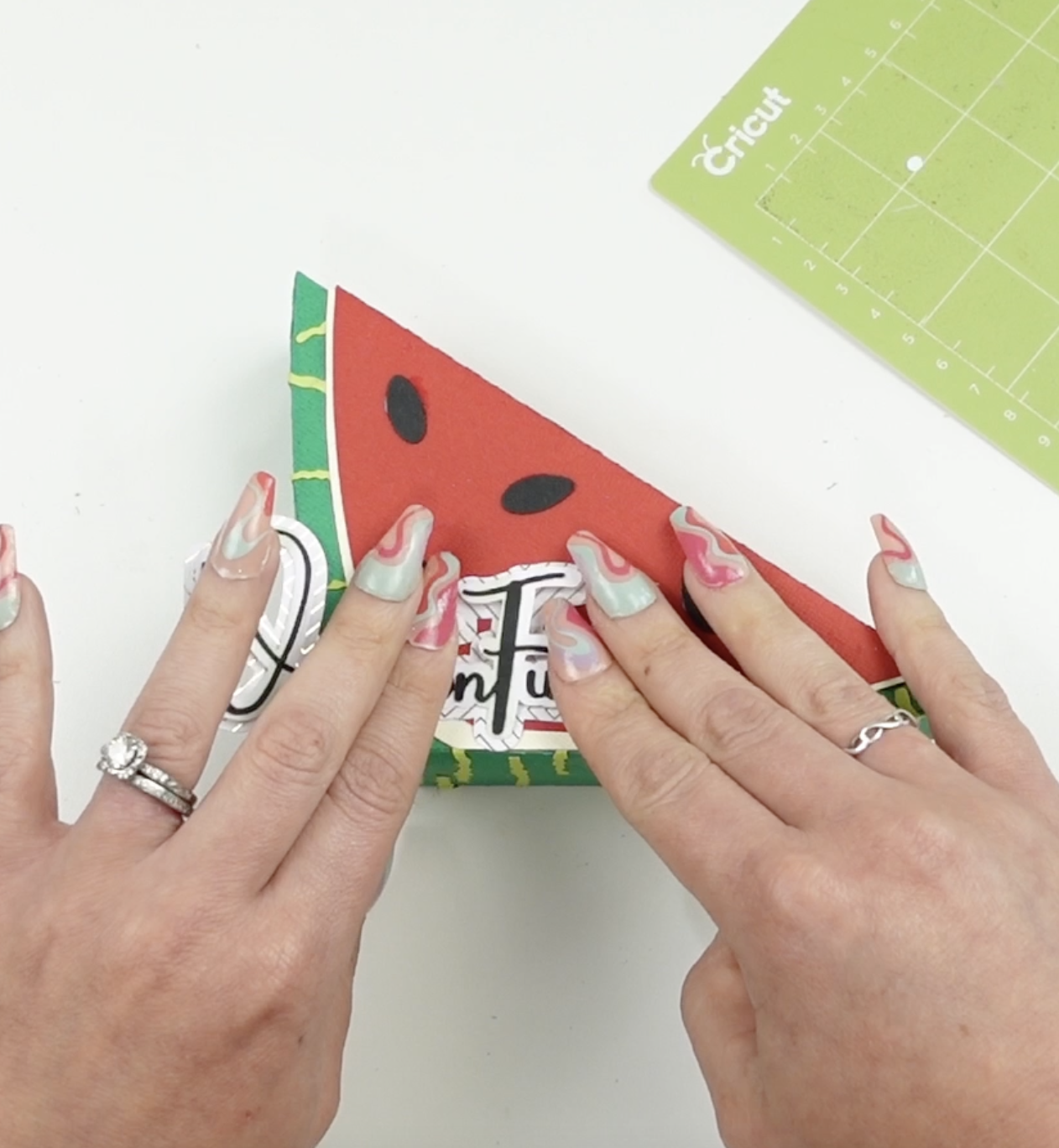 3D Watermelon SVG File | Paper Piggy Bank | Free Cricut Project