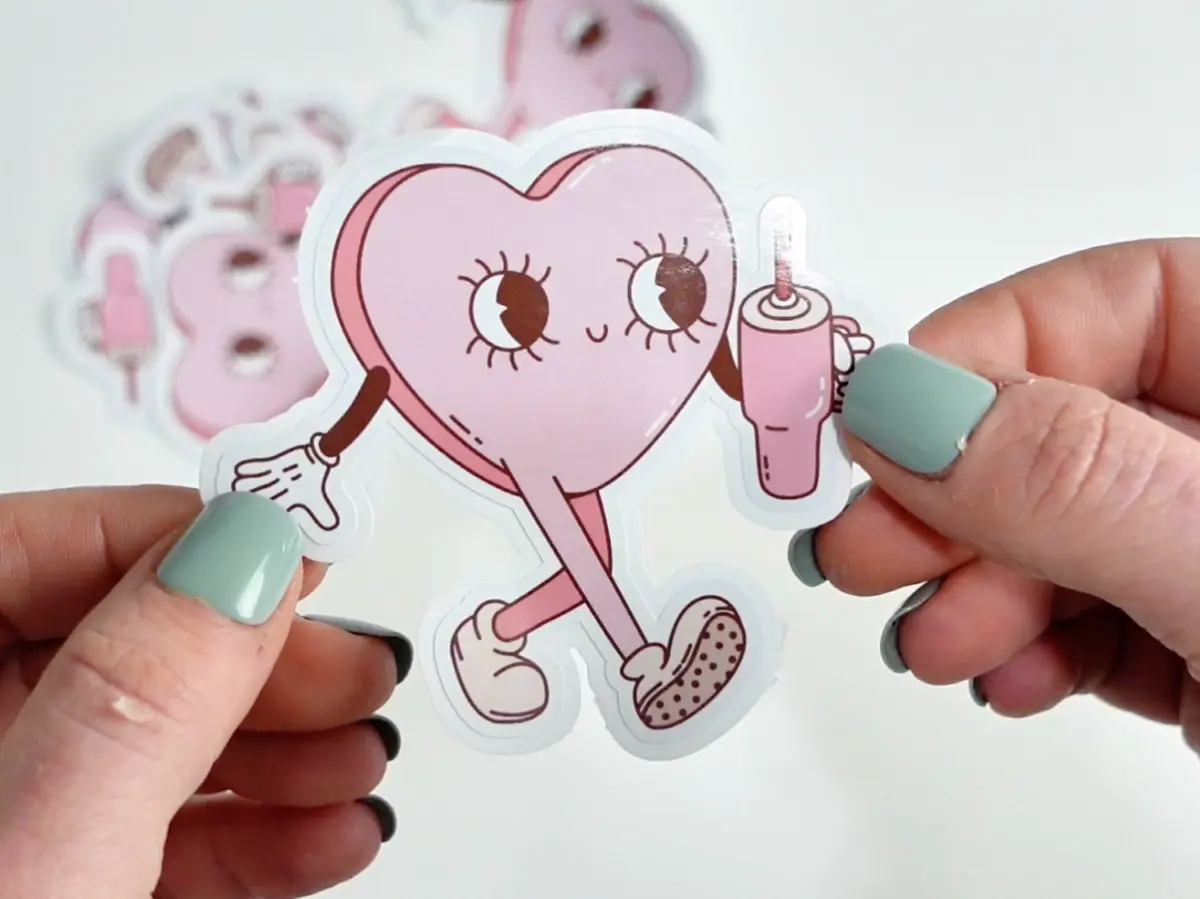 Easy Cricut Stickers: Kiss & Die Cut WITHOUT Cricut Access