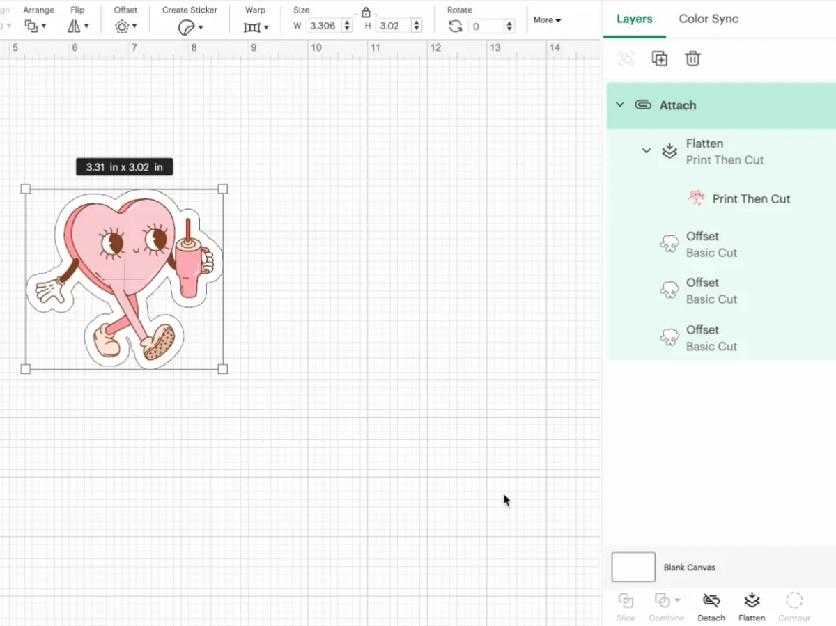 Easy Cricut Stickers: Kiss & Die Cut WITHOUT Cricut Access
