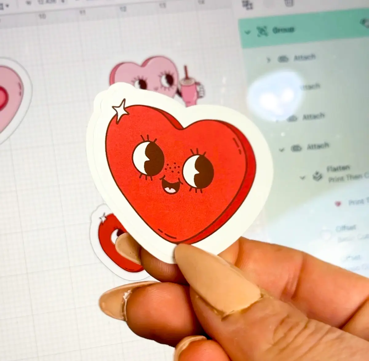 Easy Cricut Stickers: Kiss & Die Cut WITHOUT Cricut Access