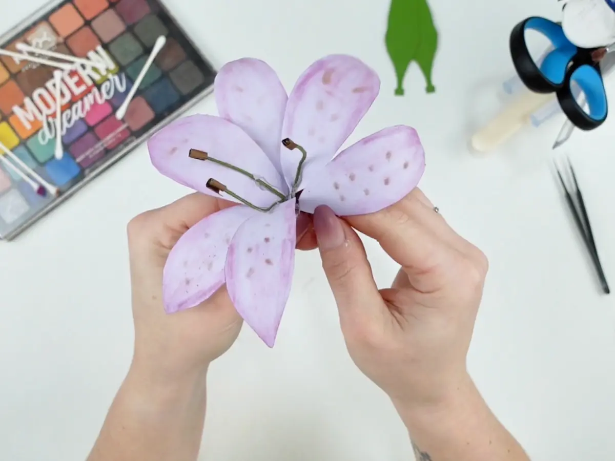 How to Make a Paper Lily for Easter (Free SVG)